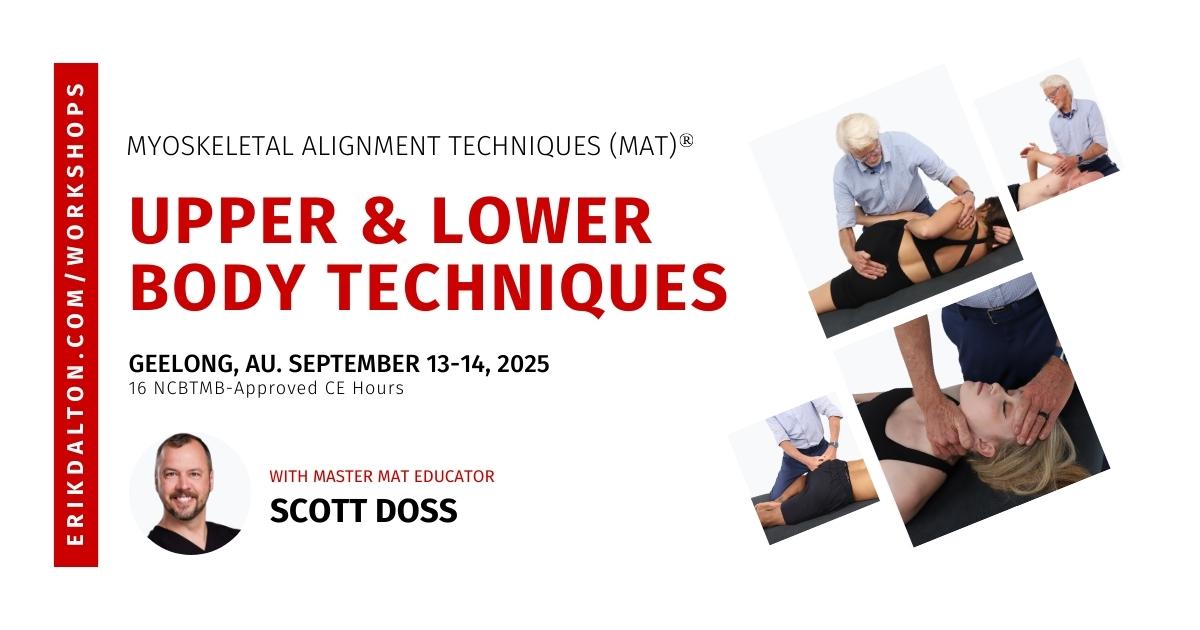 Geelong, Australia MAT Workshop with Scott Doss Sept 13-14, 2025 - Erik ...